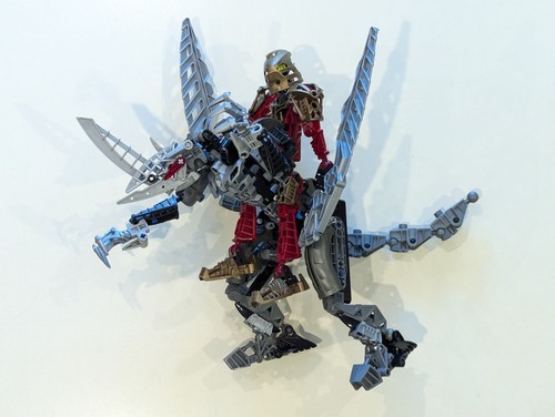 LEGO Bionicle 8811 Nidhiki Toa Lhikan and Kikanalo, NIB Turaga Lhikan ...