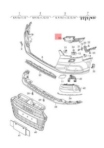 Genuine Closing Element Left AUDI A3 Cabriolet 8V5807319 | eBay