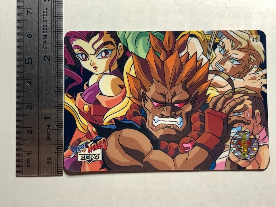 Akuma Street Fighter ZERO Arcade capcom Card 1995 JAPAN GAME CARDDASS ...