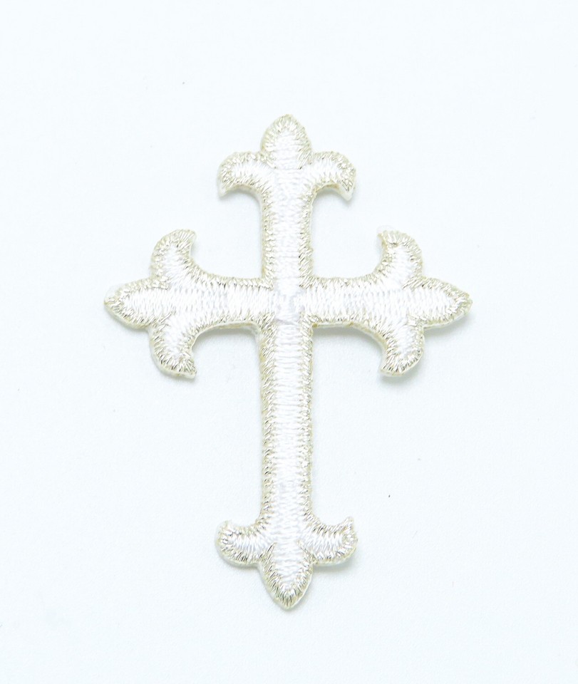 Cross Patch Iron On Latin Embroidered Applique 2" tall - 6 PACK | eBay