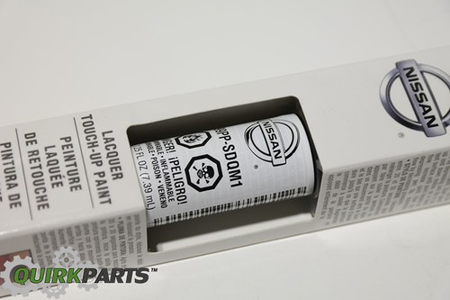 OEM NEW Nissan (Fresh Powder, QM1) Touch Up Paint + Clear Coat Pen ...