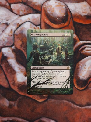 Magic the Gathering Growing Ranks Hand Painted Unique Custom MTG Alter ...