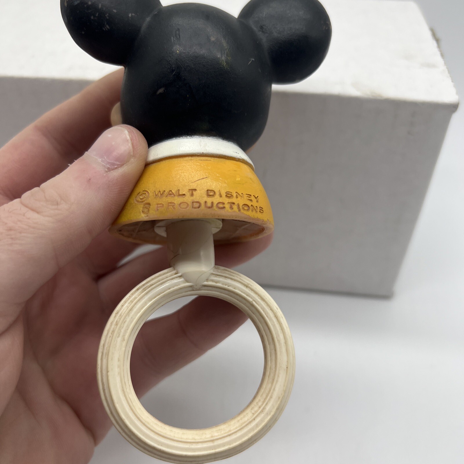 Vintage Danara Walt Disney Plastic Mickey Mouse Baby Rattle | eBay