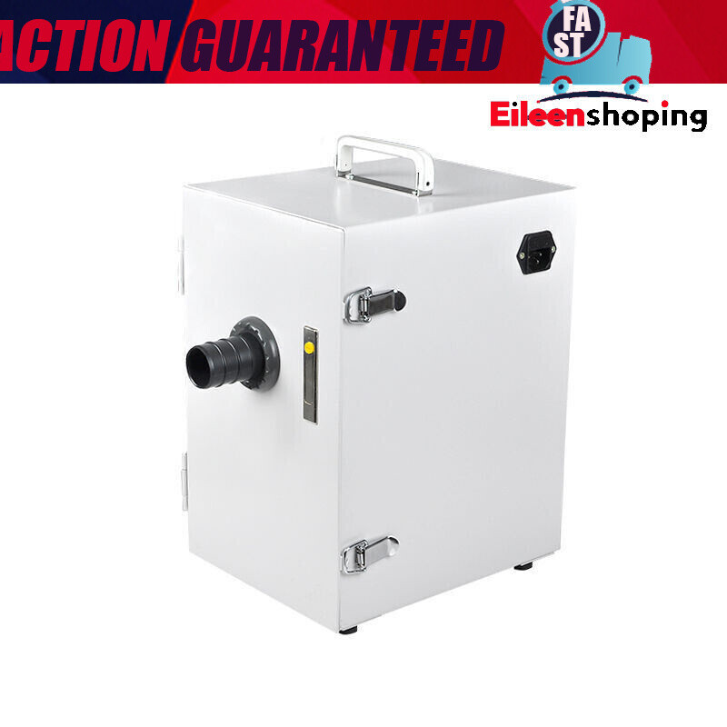 370W Dental Lab Single-row Digital Dust Collector Vacuum Bench Cleaner ...