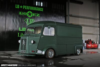 Cars citroen h van transport retro custom lowrider Desk Mat Stitched | eBay