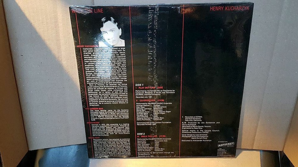 Henry Kucharzyk ‎– Walk The Line 33T LP NEUF N&S Artifact Music ...