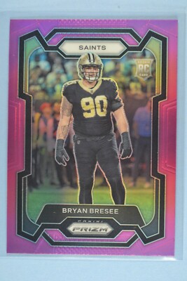 BRYAN BREESE 2023 Panini Prizm Pink RC New Orleans Saints #372 | eBay