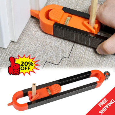 Carpenter Tool Profile Scribing Ruler Contour Gauges with Lock ...