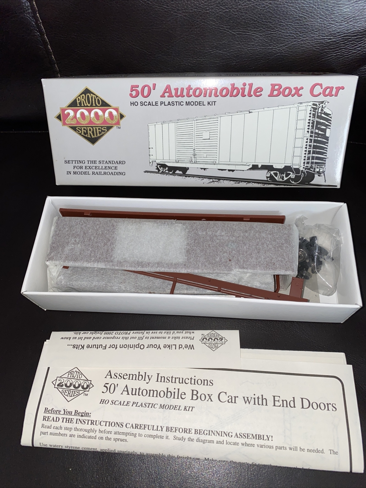 Life-like Proto 2000 Series HO 50' Automobile Boxcar Kit LV Lehigh ...