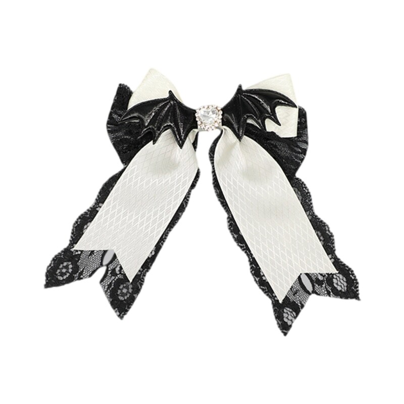 Punk Bat Wing Hair Clip Novelty Bowknot Barrettes Girl Anime Hair ...