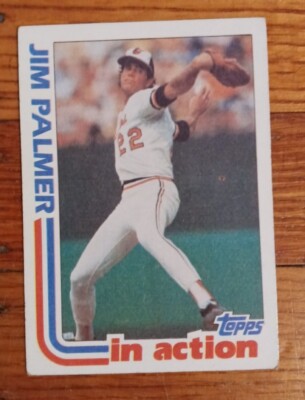 1982 Topps Jim Palmer #81 In Action Baltimore Orioles HOF | eBay