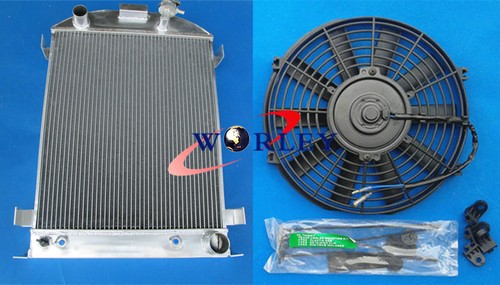 3 Row FOR FORD HI-BOY Grill Shells CHEVY engine 1932 32 Aluminum ...