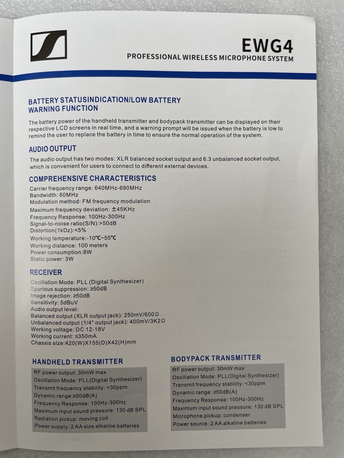 EWG4 Wireless microphone kit top quality Suitable For Karaoke Dj ...