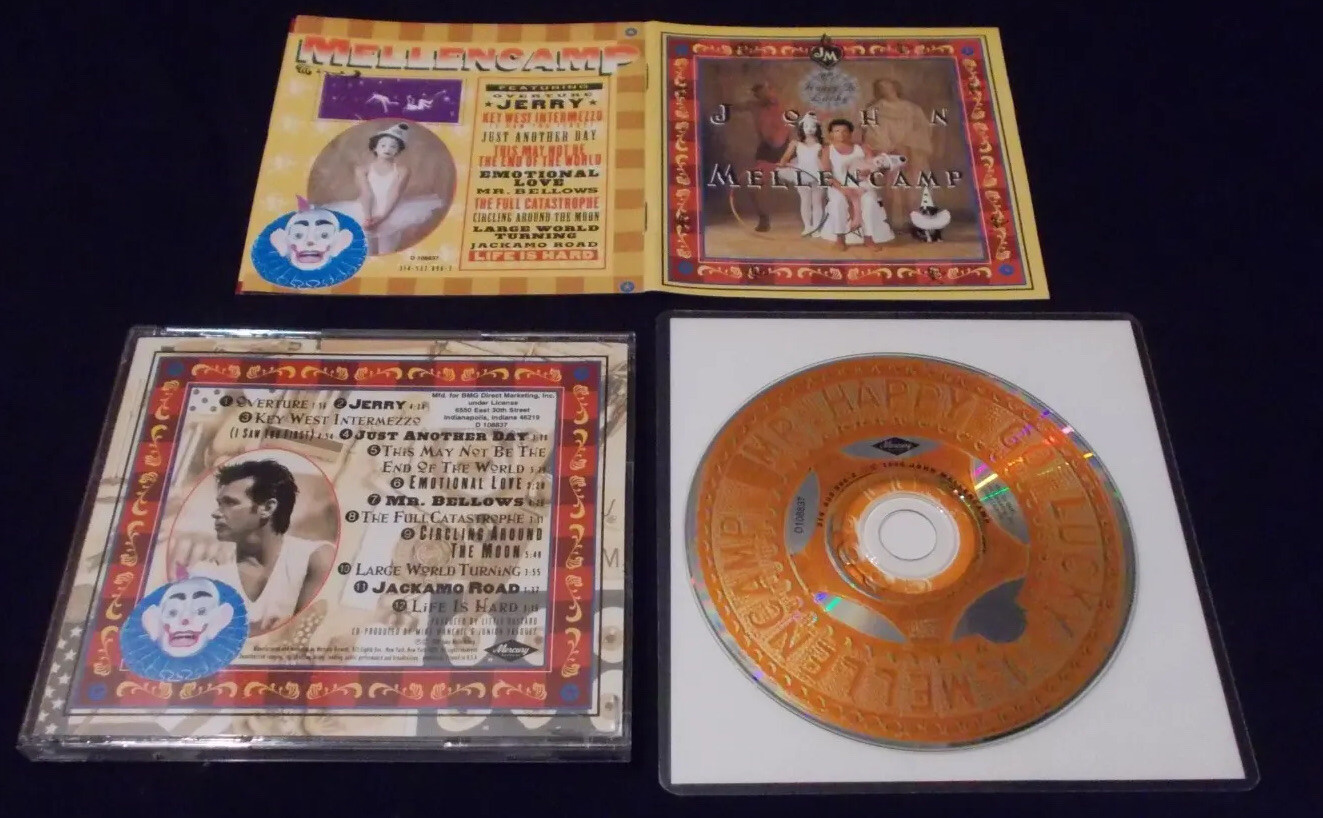 JOHN MELLENCAMP - MR HAPPY GO LUCKY (1996 MERCURY RECORDS US IMPORT CD ...