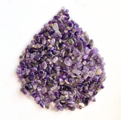 Amethyst Tumbled Gem Stone Chips Natural Crystal Fish Tank Vase Rock ...
