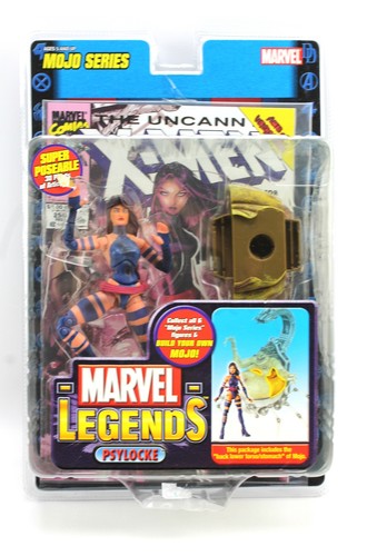Marvel Legends PSYLOCKE Uncanny X-Men Mojo Action Figure & Comic 2006 ...