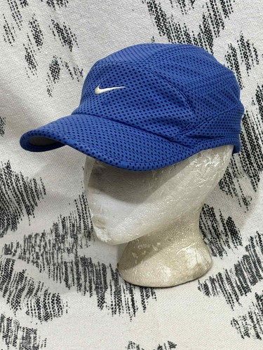 Vintage Nike Tailwind Blue 7 Panel Mesh Dri-Fit Running Hat Adult RARE ...