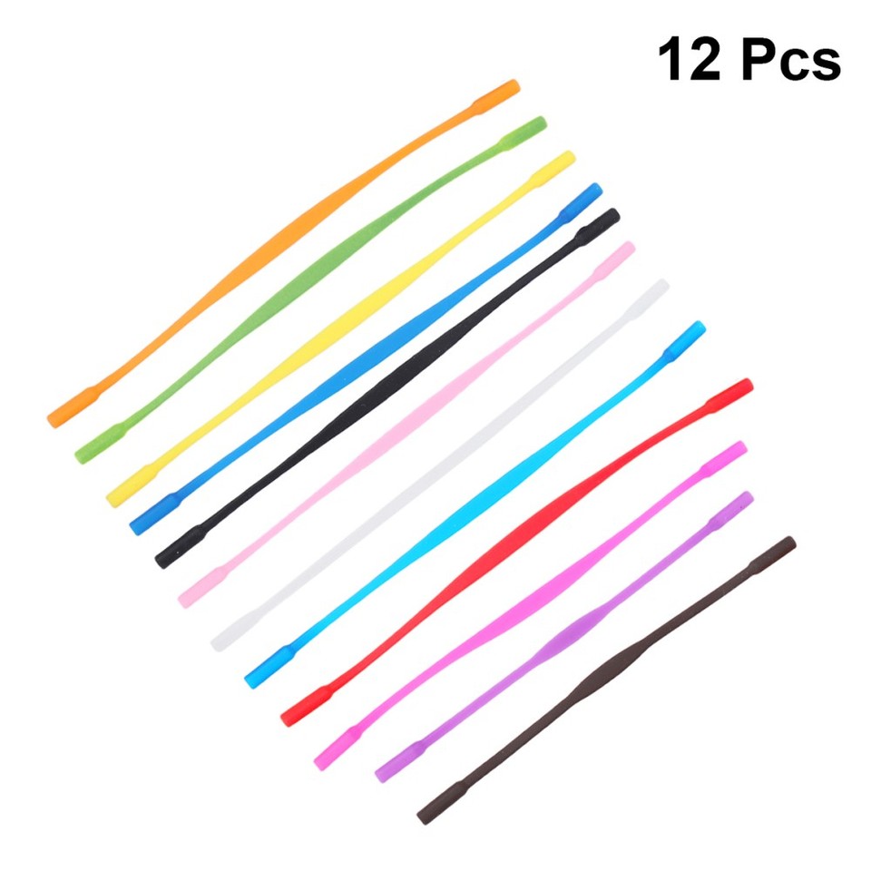 12 Pcs Anti-slip Belt with Glasses String for Cords Men Child Straps ...
