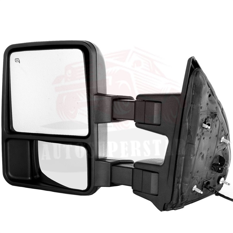 1X Driver Left Side Manual W/Turn Signal Lights Towing Mirror For Ford ...