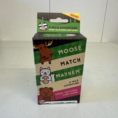 Moose Match Mayhem - by Taco Cat Goat Cheese Pizza, Card Matching Game ...