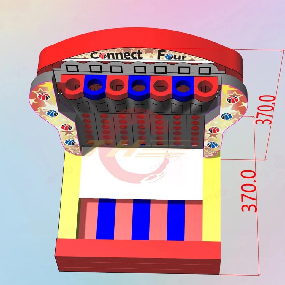 BASKETBALL CONNECT 4 Commercial Connect Toss Inflatable Connecting ...