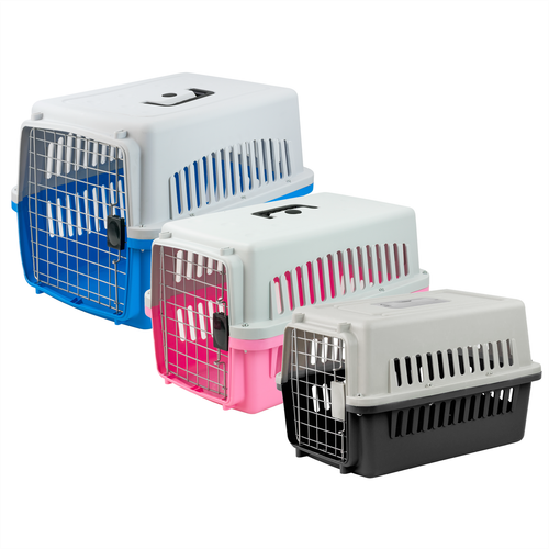 KCT PET CARRIER CAT PUPPY TRANSPORT CRATE PORTABLE CARRY BOX VET KITTEN ...