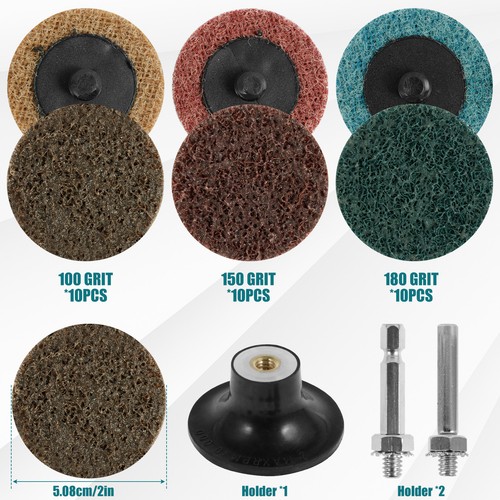 30Pcs Sanding Discs 2inch Aluminum Oxide Grinding Polishing Pads ...