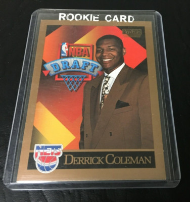DERRICK COLEMAN RC 1990-91 SKYBOX ROOKIE CARD #362 NETS SYRACUSE | eBay