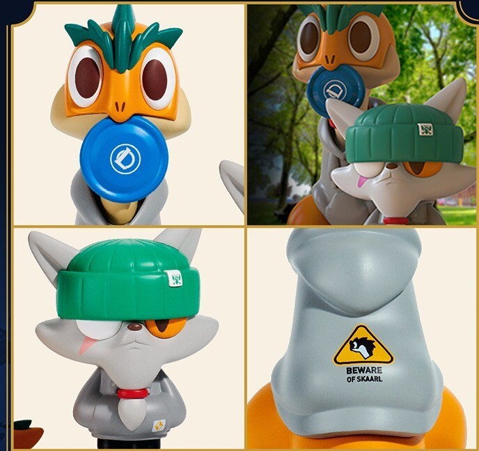 LoL League of Legends x HIF SKAARL RIDER KLED Figure Art Toy Authentic ...