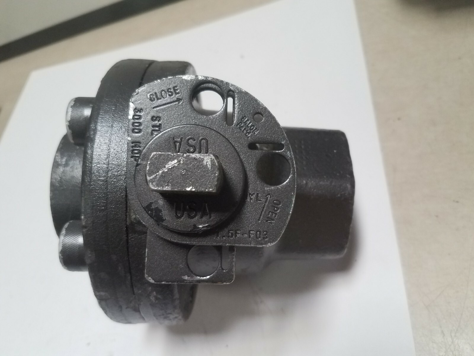 Balon 1.5F-F03 1-1/2" Full Port Floating Ball Valve, Lever Operated ...