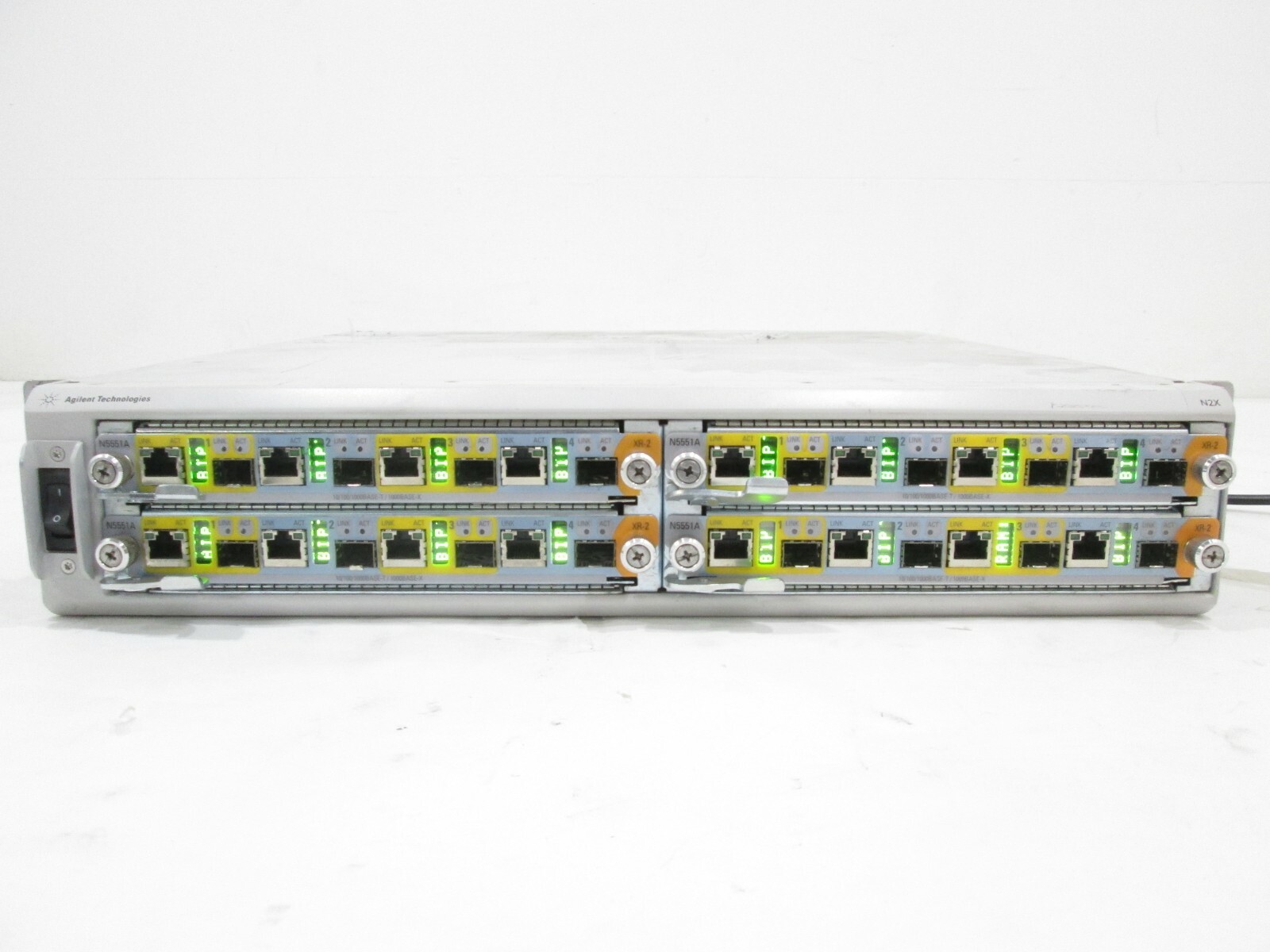 Agilent N5541A N2X Test Chassis W 4x N5551A 4-port SFP Free Worldwide ...