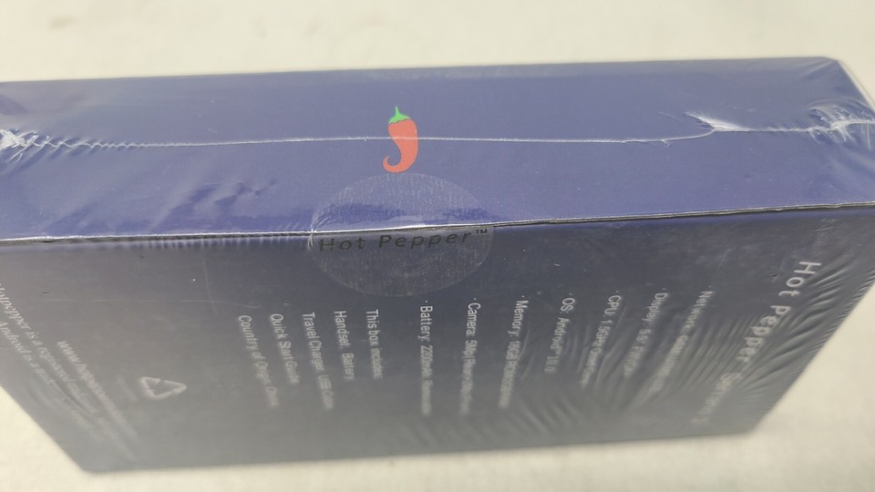 Serrano 3 Hot Pepper Phone Model: HPP-L55B. New- Factory Sealed | eBay