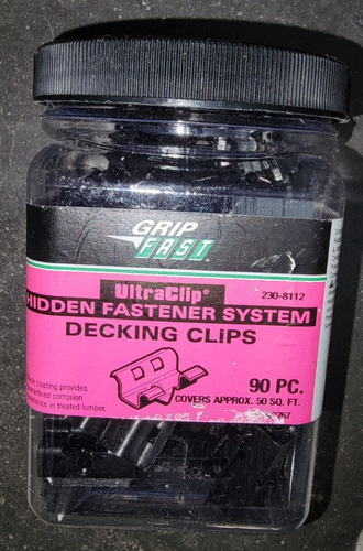 Grip Fast® UltraClip® Hidden Fastener METAL Deck Clips 90 Count ~ SKU ...