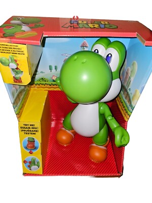 Super Mario Let's Go, Yoshi! 12-Inch-Tall Interactive Action Figure | eBay