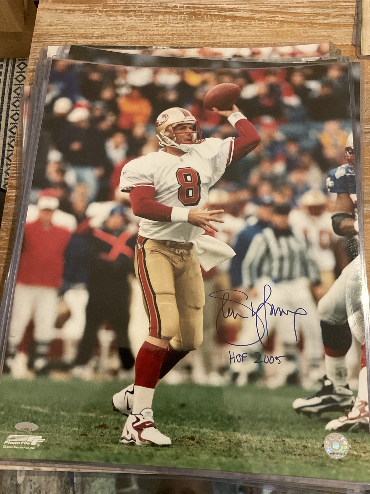Steve Young Autographed Memorabilia | Signed Photo, Jersey ...