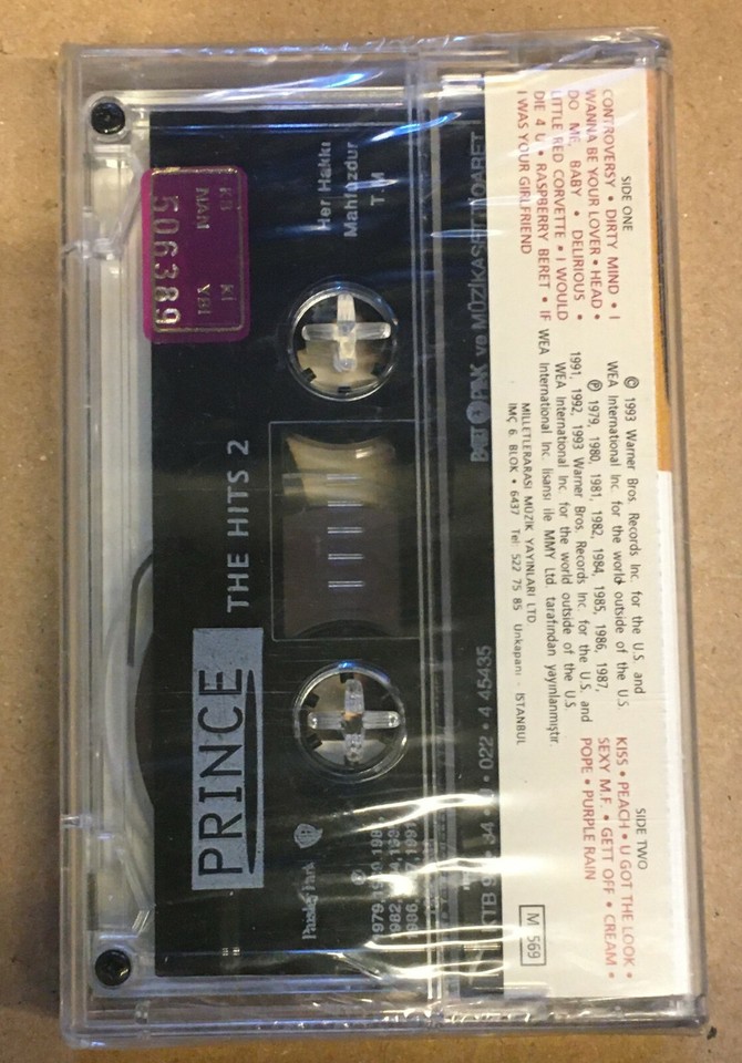PRINCE - THE HITS 2 (1993) SEALED CASSETTE MADE IN TURKEY | eBay