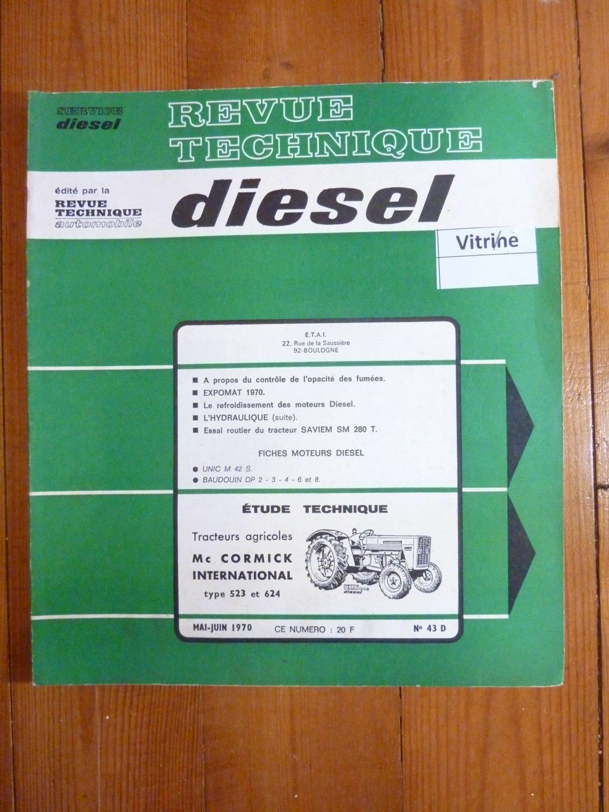 Mc Cormick 523 d’occasion | Plus que 4 à -75%