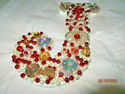 HAND CRAFTED BY GALE NEW/VINTAGE WALL INITIAL J 9"H x 5+"W | eBay