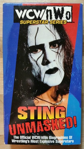 WCW/NWO Superstar Series - Sting Unmasked VHS wrestling documentary ...
