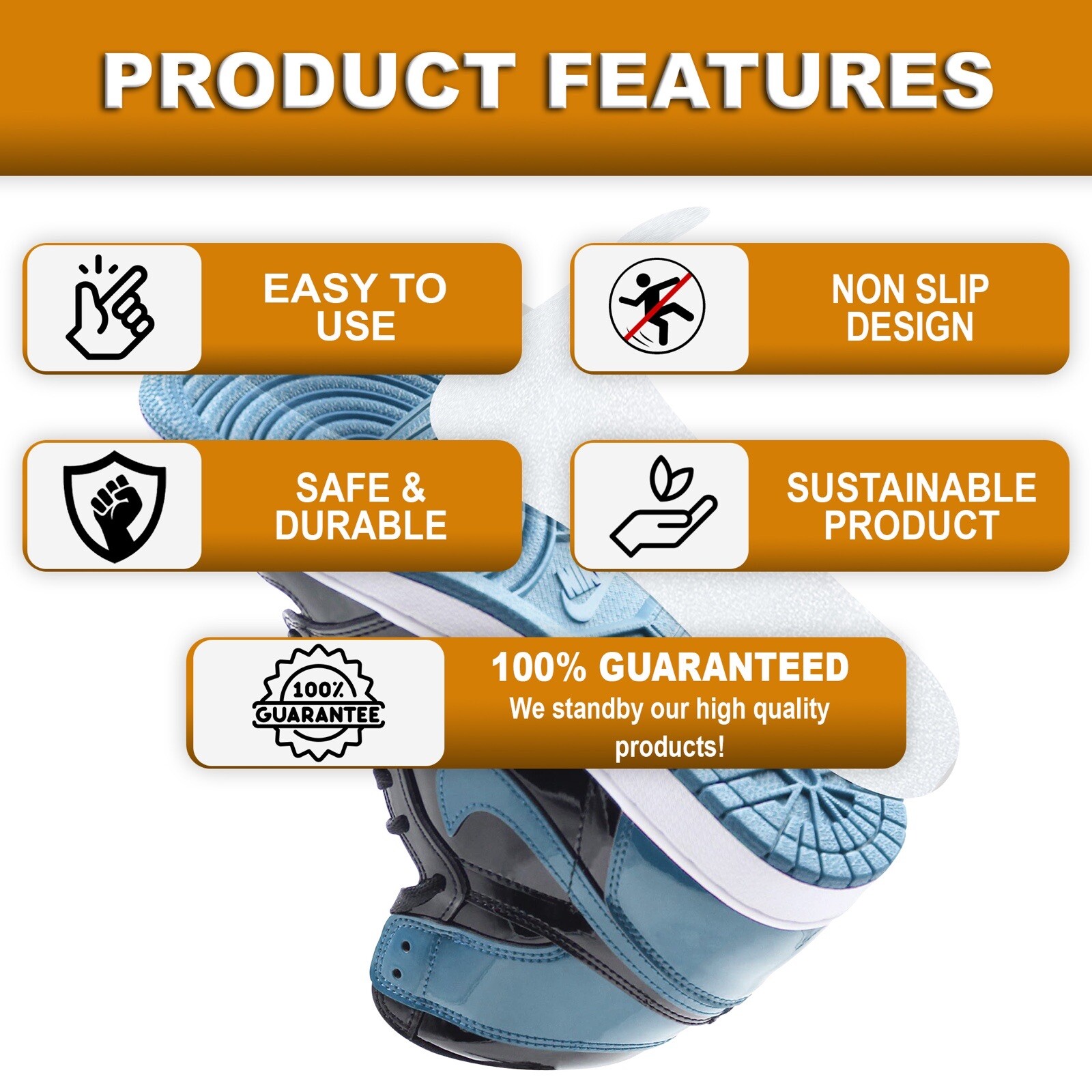 Sole Protectors (USA) for Sneakers and Heels (2 Pairs) Pairamedics Shoe ...