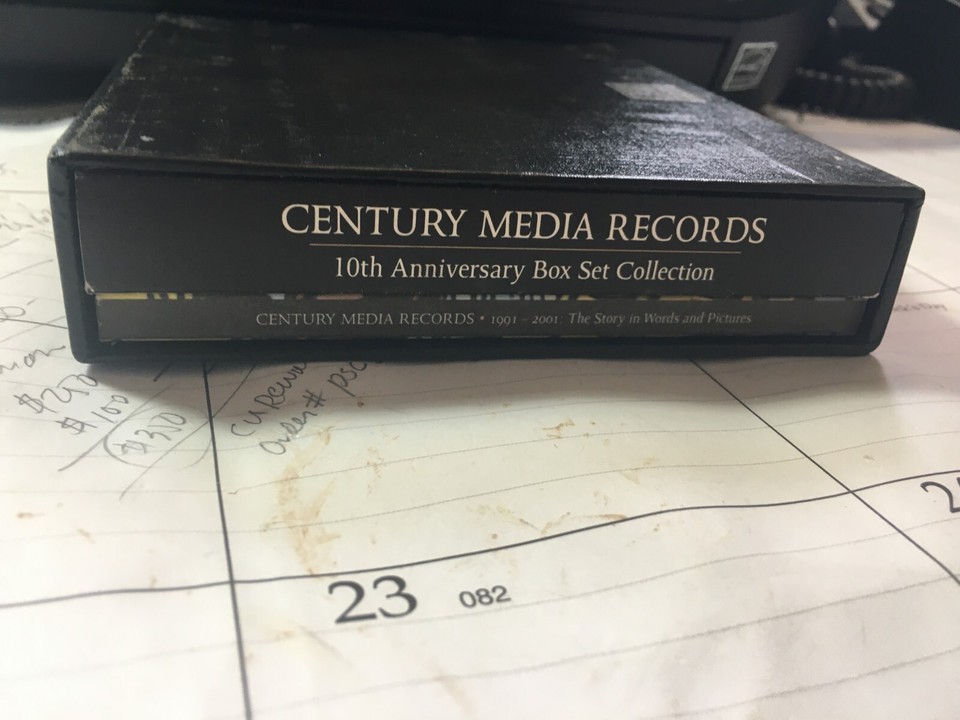 Century Media Record 10th X Anniversary 1991-2001 Box Set 3 CDs & Story ...