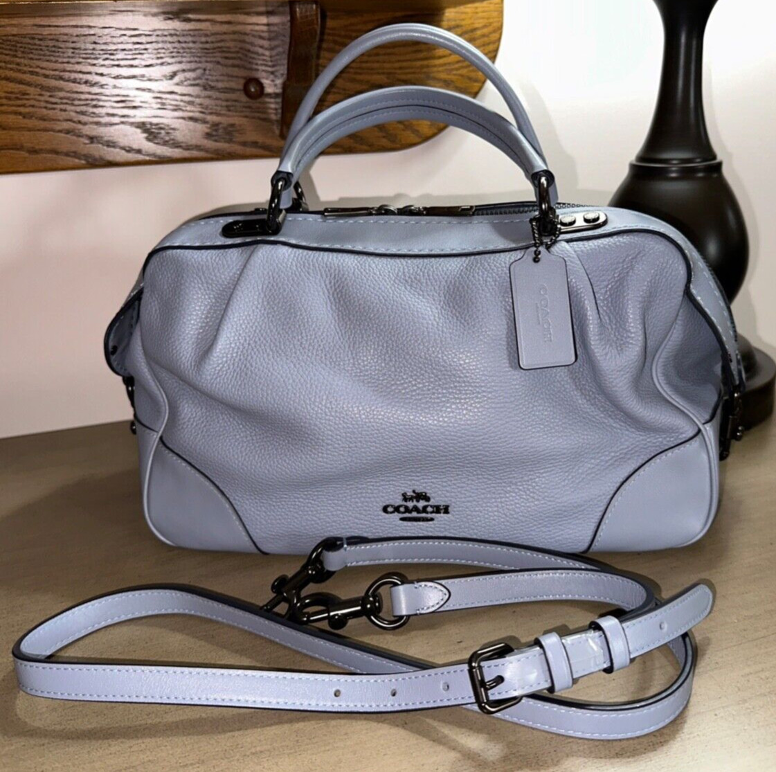 COACH Lane leather satchel shoulder bag purse EUC Mis… - Gem