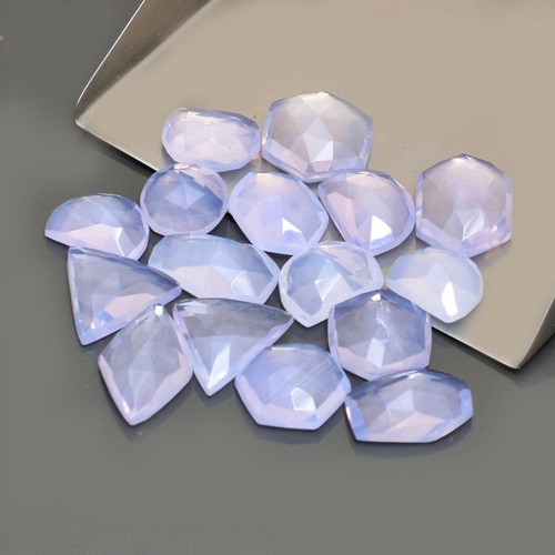 Scorolite Lavender Quartz Fancy 10mm-17mm Loose Faceted Free Form Rose ...