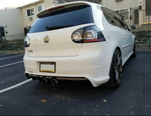 VW Golf 5 MK5 R32 GTI Rear Bumper Diffuser FITS | Gray | Unfinished ...