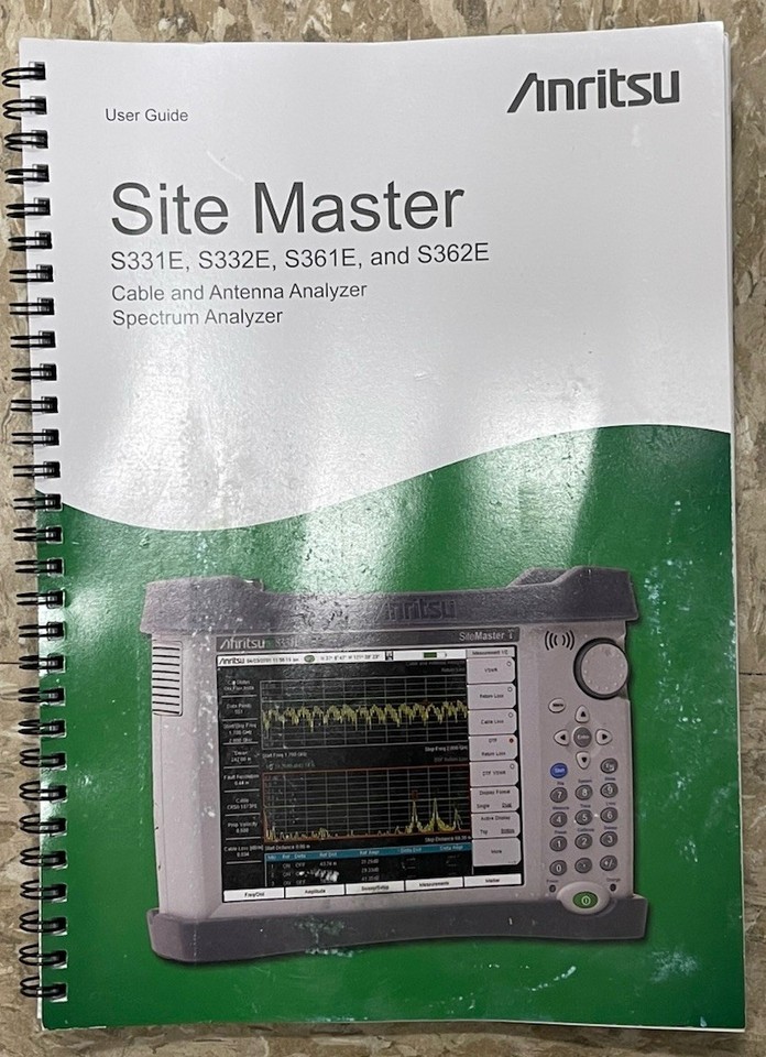 Anritsu Sitemaster S331E Cable & Antenna Analyzer - Siemens JDSU ...
