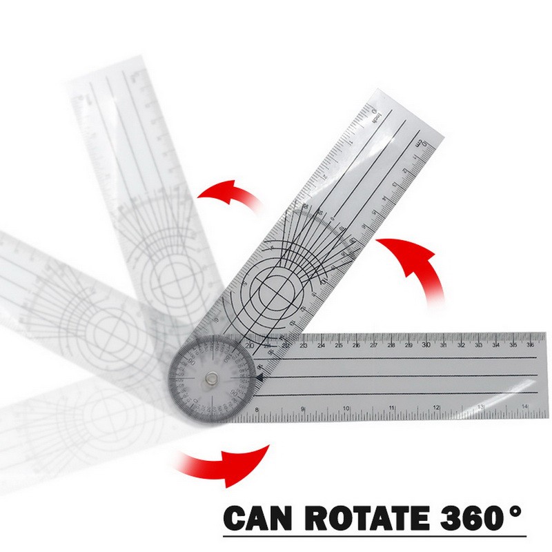 1PC Multi-Ruler Goniometer Angle Medical Spinal Ruler 360 Degree ...