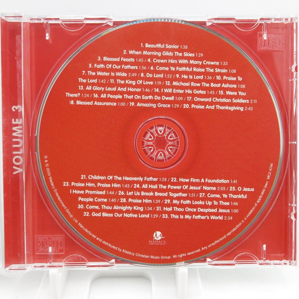 100 Church Classics For Kids CD 2003 3CD Set Christian Children's Music ...
