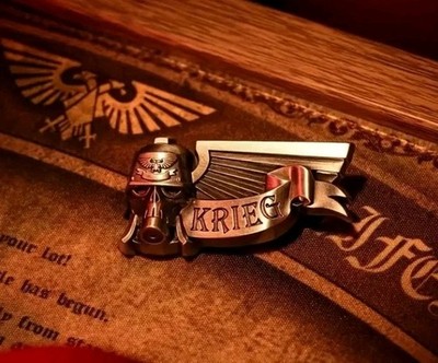 Warhammer 40k Astra Militarum Death Korps of Krieg Metal Pin Badge ...