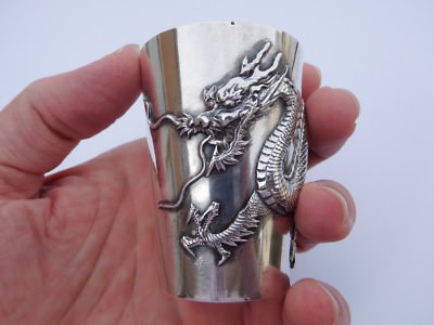 Extremely Rare Authentic Original Chinese ZeeWo Silver High Relief ...