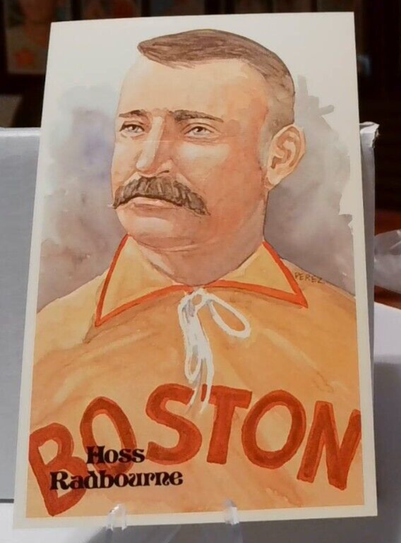 OS96 1980 PEREZ STEELE GALLERIES POST CARD FIRST SERIES #24 HOSS ...